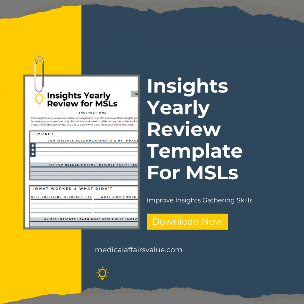 The Definitive Guide To Turning MSL Insights Into Impact